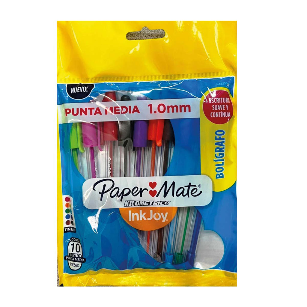 Plumas Paper Mate Ink Joy 10 pz – Básico Papel México